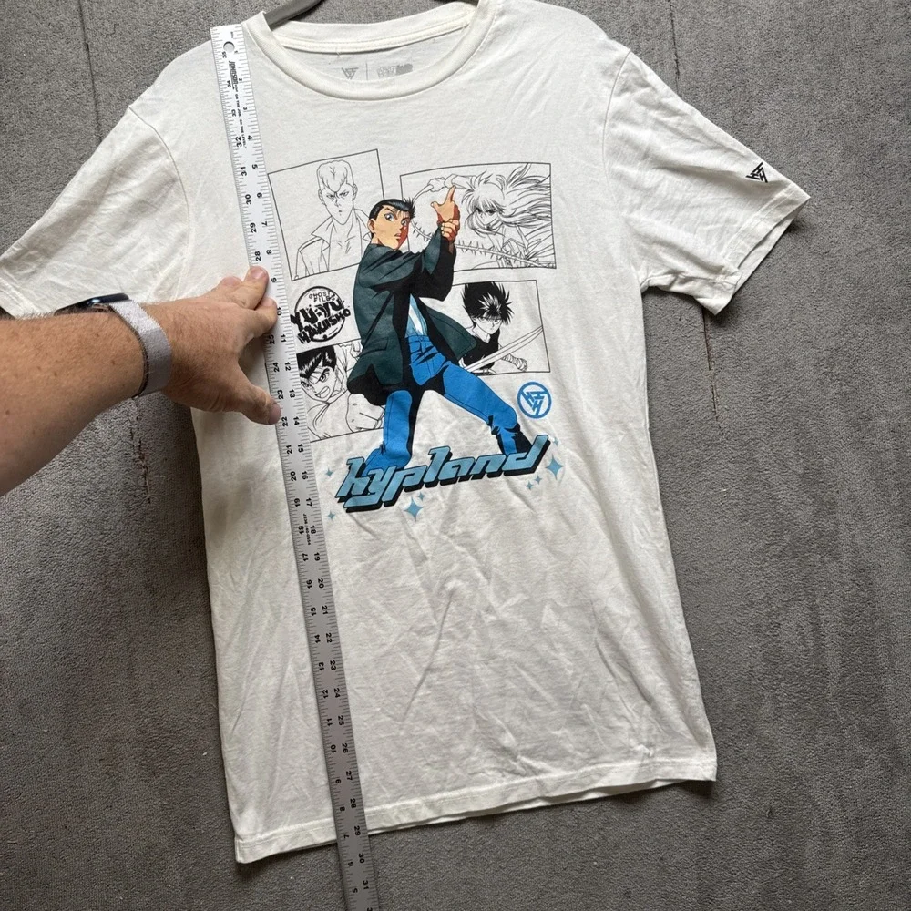 Shirts | Hypland Yu Yu Hakusho Yusuke Graphic T Shirt Small White Anime ...